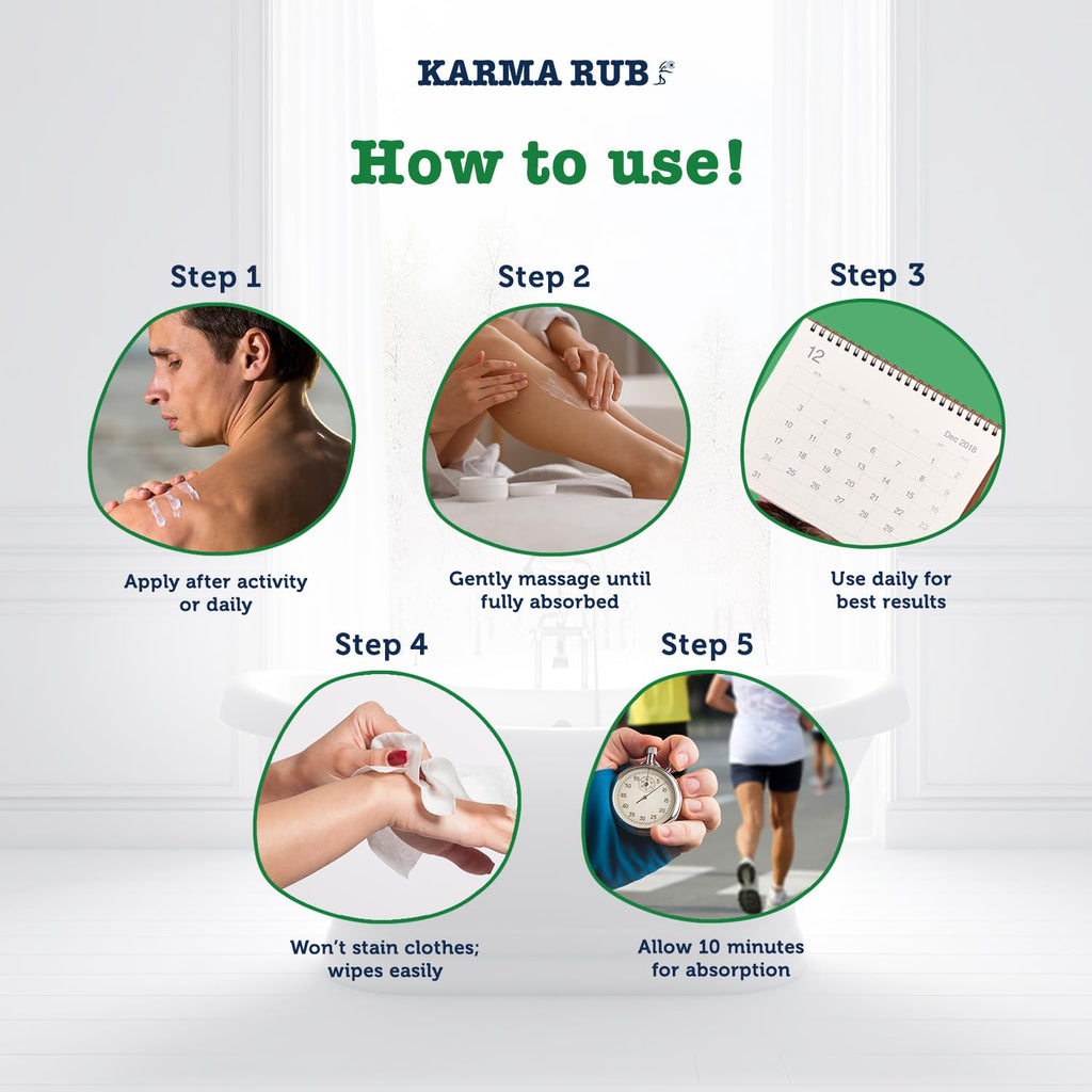 Karma Rub for soothing muscle tension