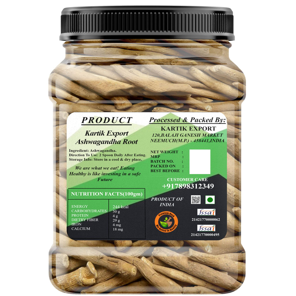 Kartik Export ashwagandha supplements