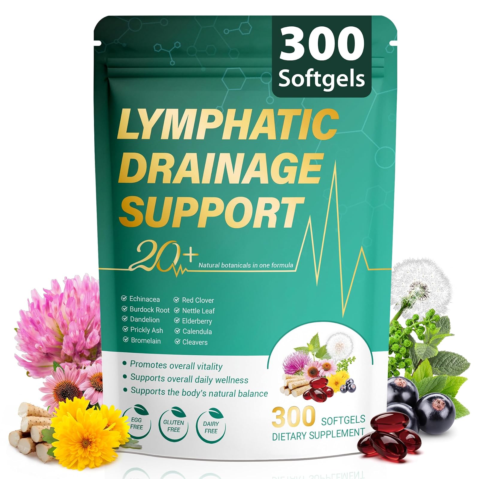 Kaseano lymphatic drainage supplement benefits
