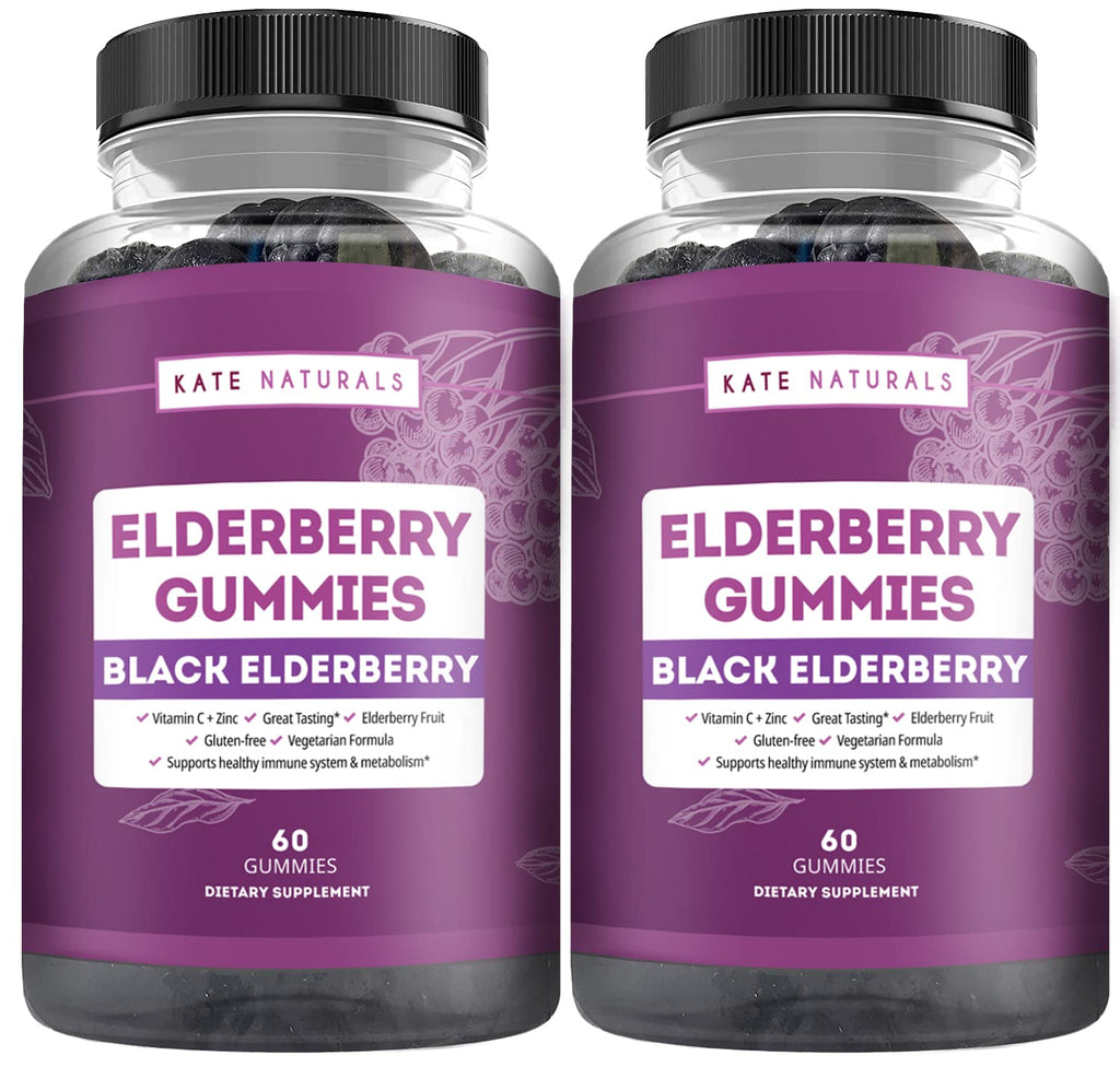 Kate Naturals elderberry gummies for immunity