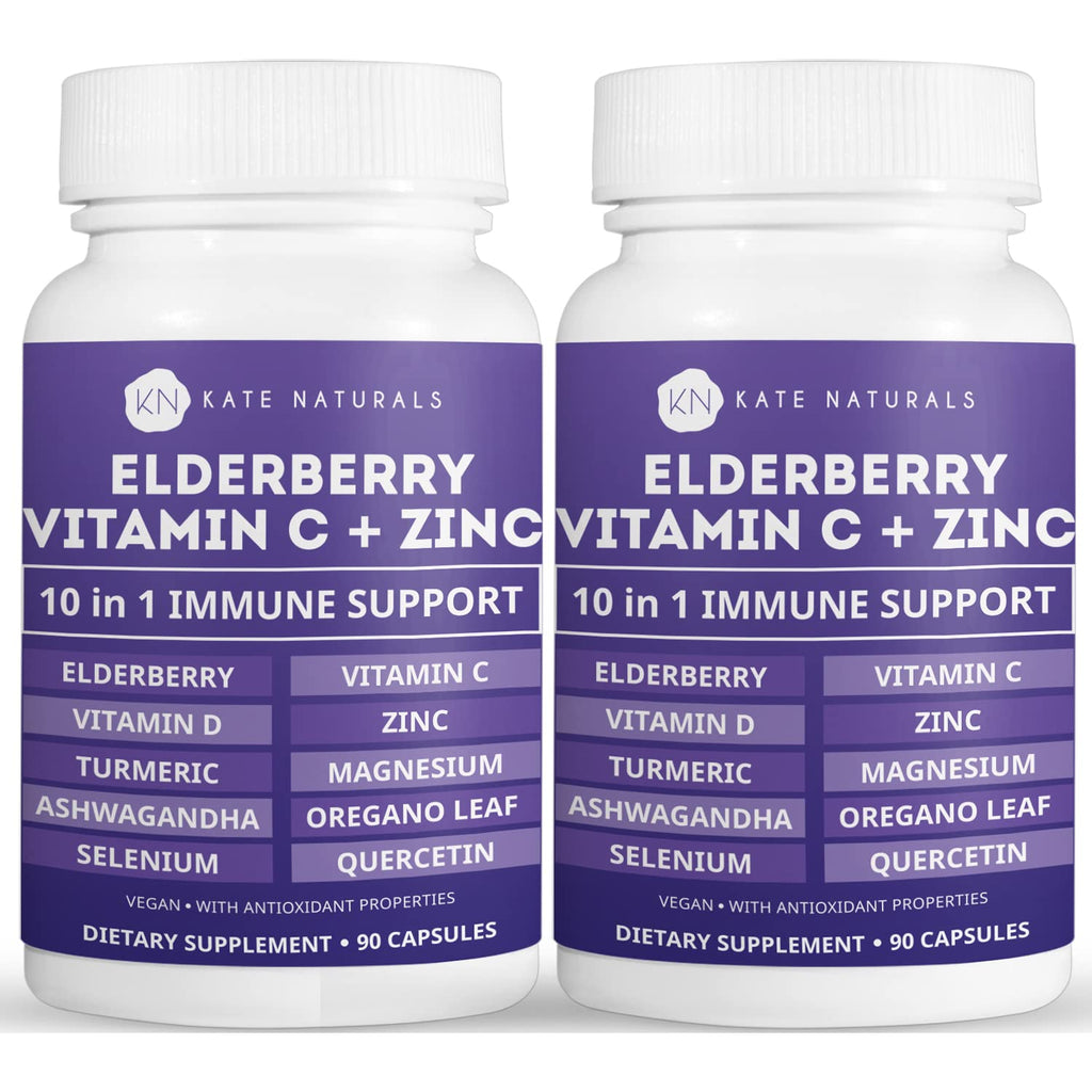 Kate Naturals elderberry supplement benefits