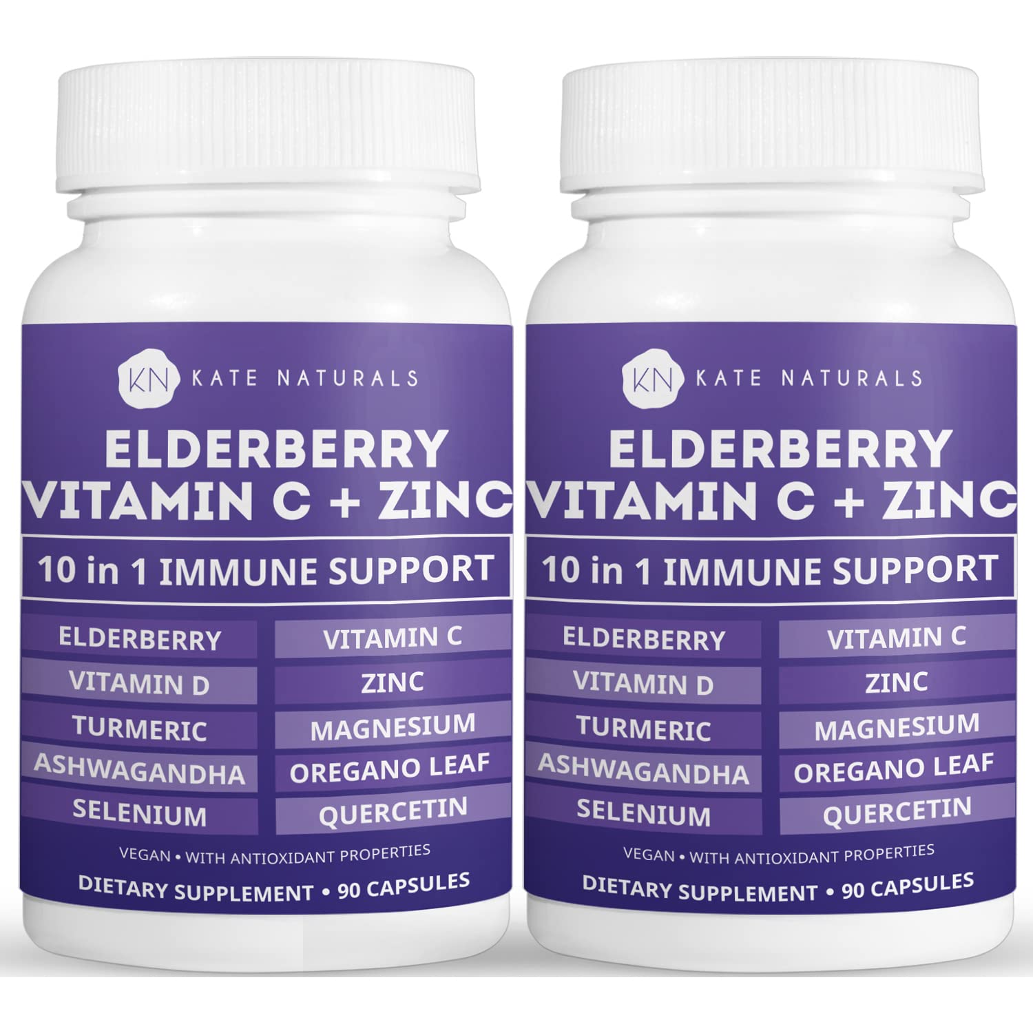 Kate Naturals elderberry supplement benefits