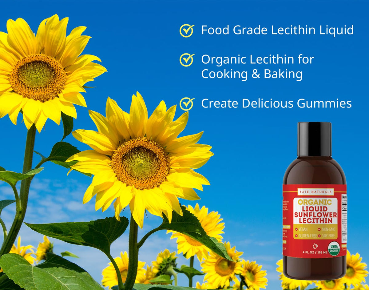 Kate Naturals lecithin emulsifier uses