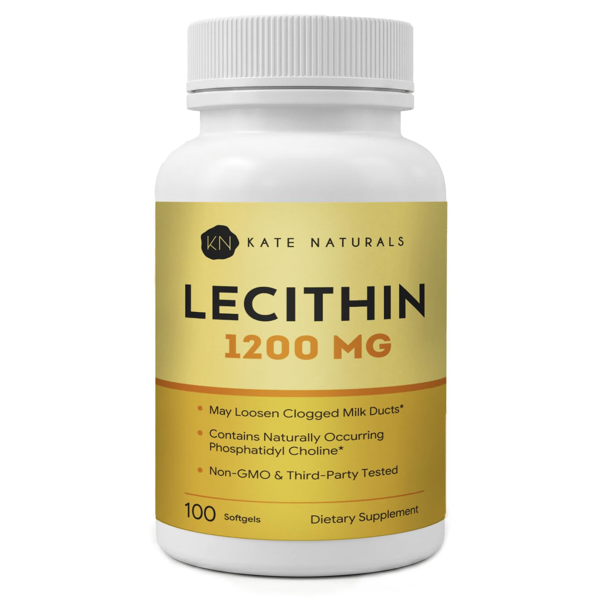 Kate Naturals soy lecithin softgels
