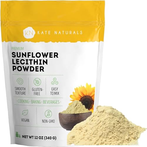 Kate Naturals sunflower lecithin powder benefits