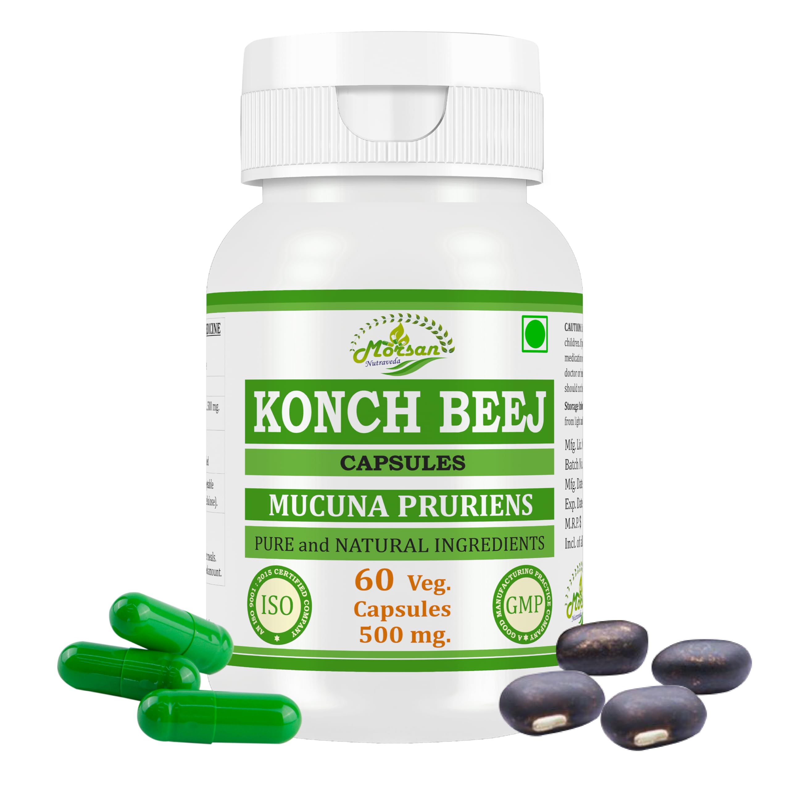 Kaunch MUCUNA PRURIENS herbal capsules