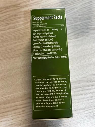 Kava herbal drops for better sleep