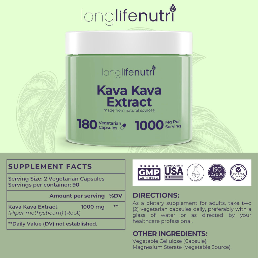 kava kava capsules for calmness