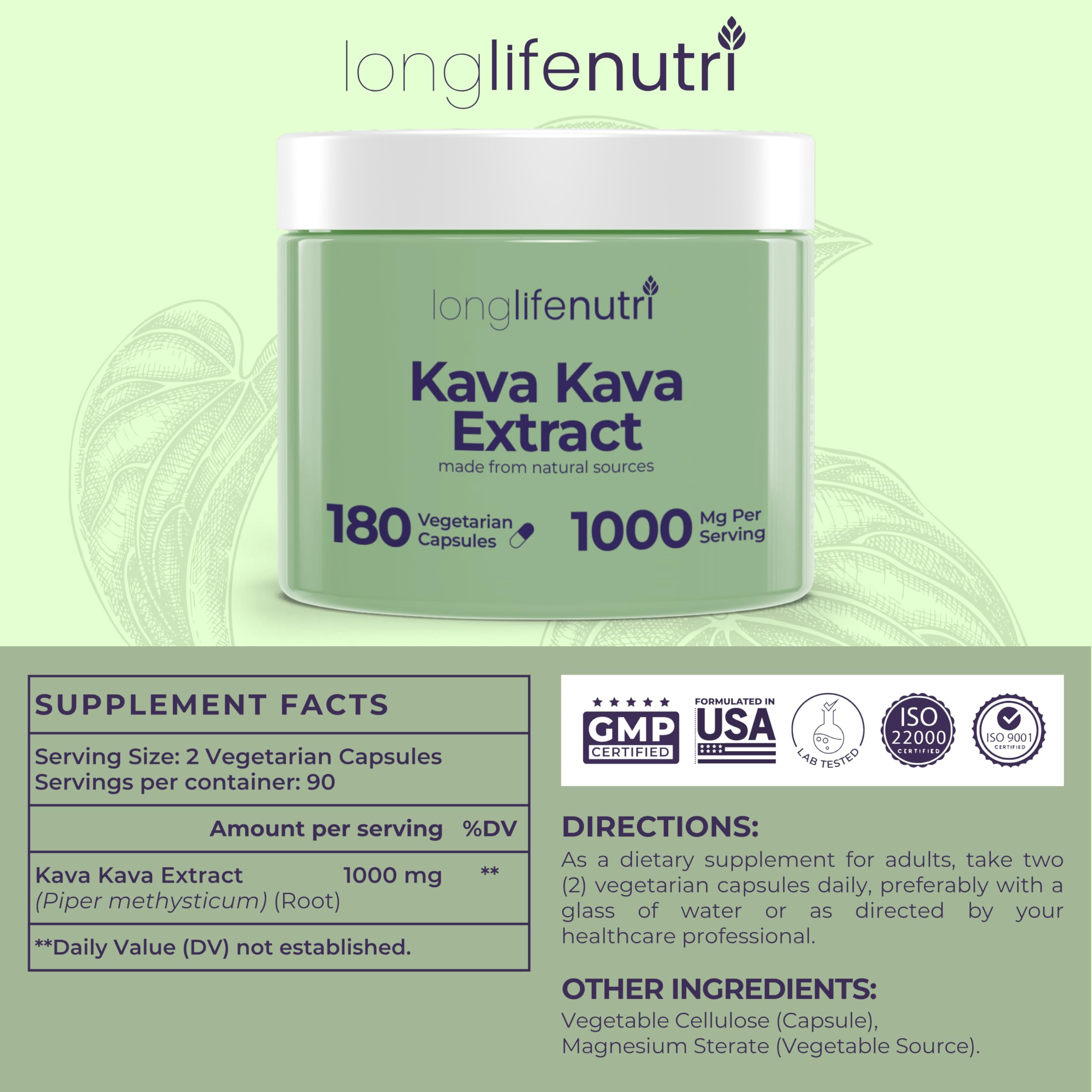 kava kava capsules for calmness