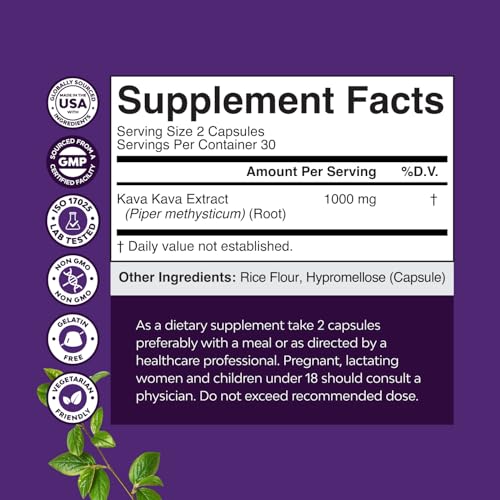kava kava capsules for overall wellbeing