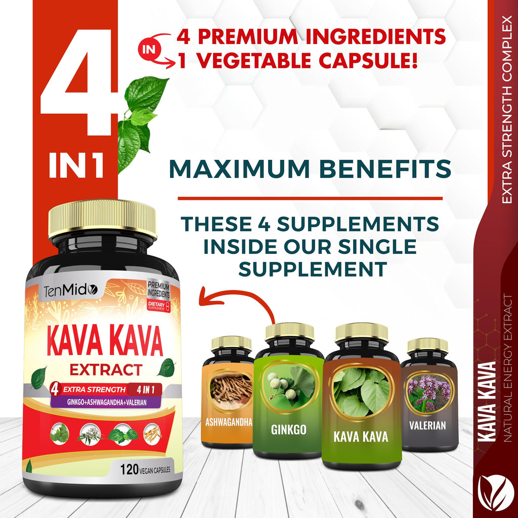 kava kava capsules for stress relief