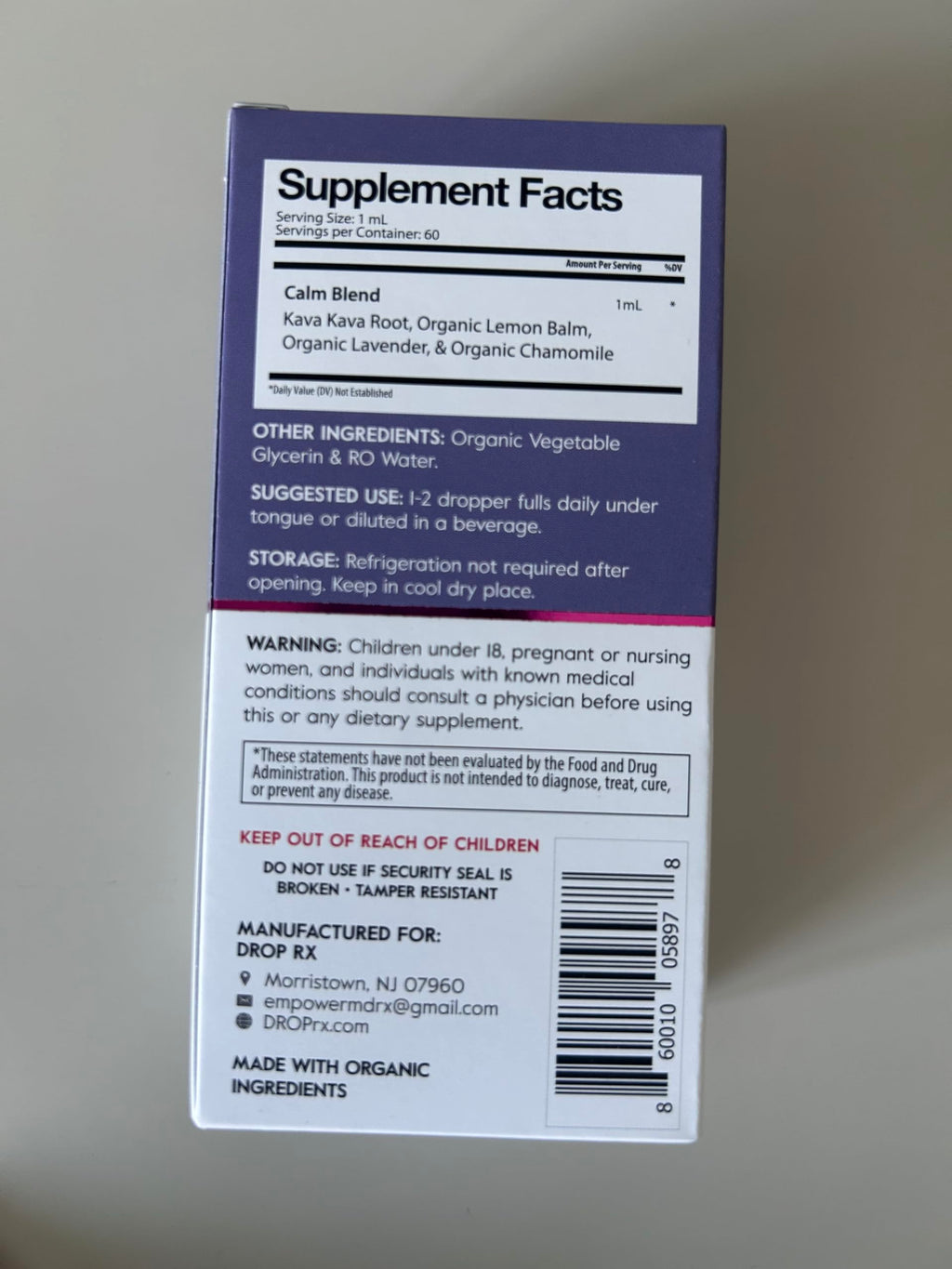 kava kava drops for everyday stress
