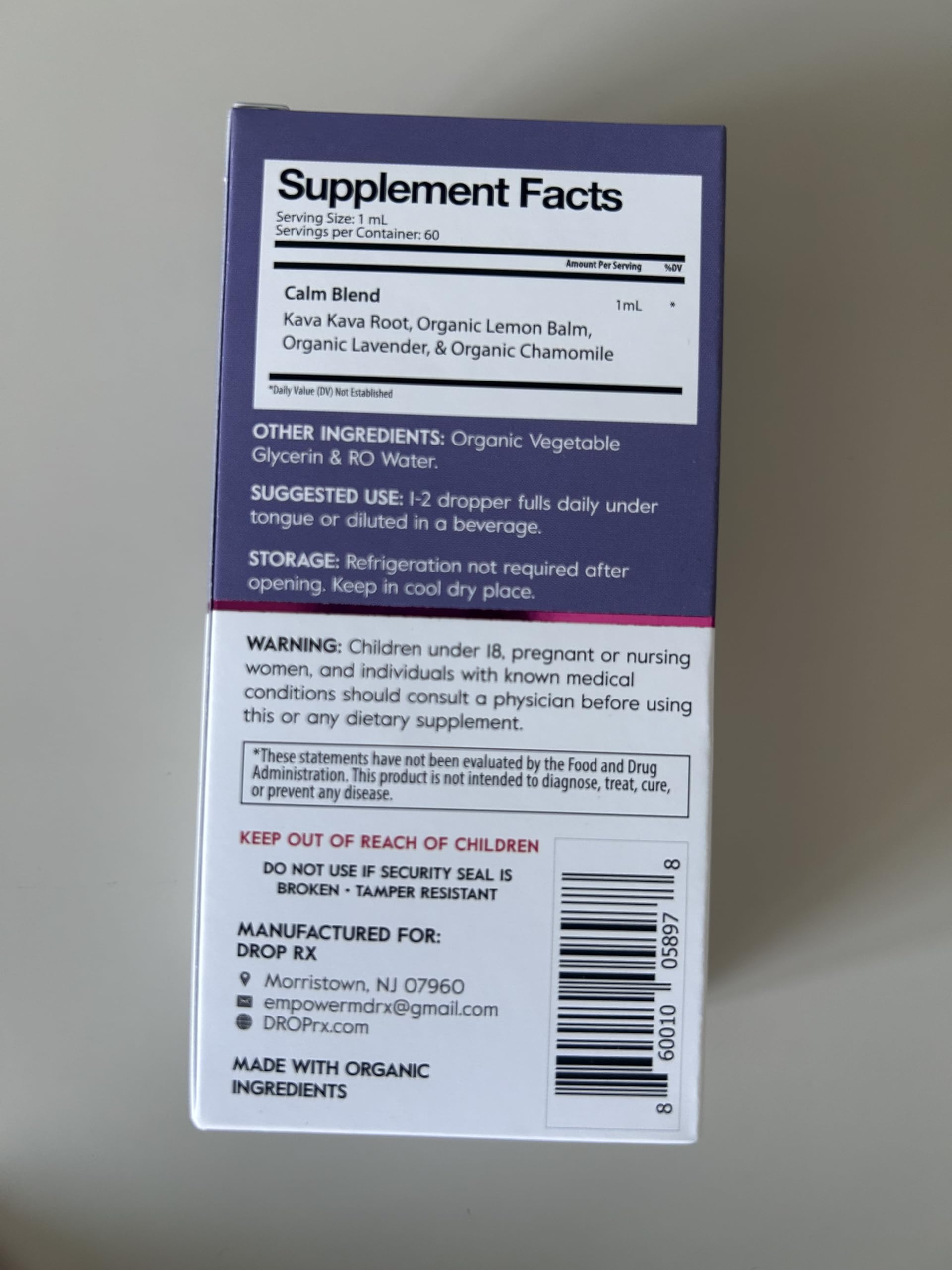 kava kava drops for everyday stress