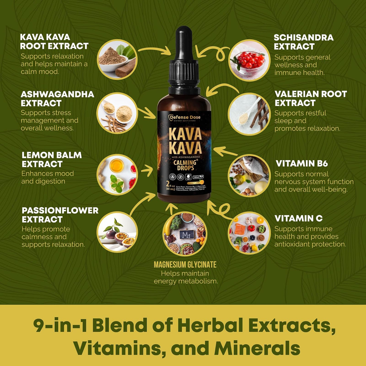 Kava Kava herbal extract for relaxation
