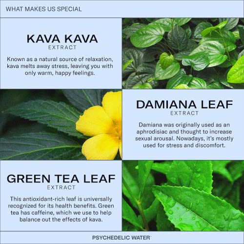 Kava kava infused sparkling water