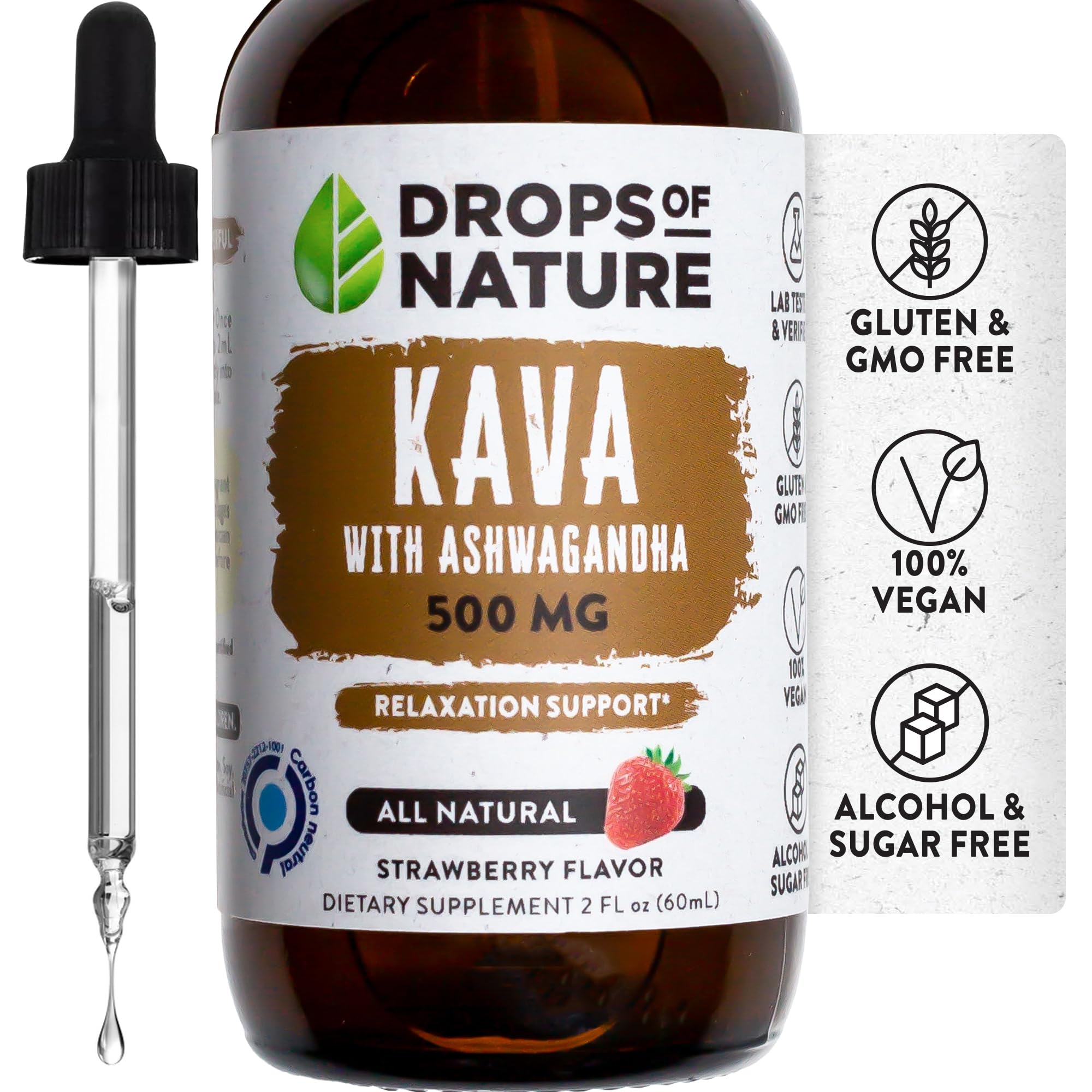 kava kava liquid drops for relaxation