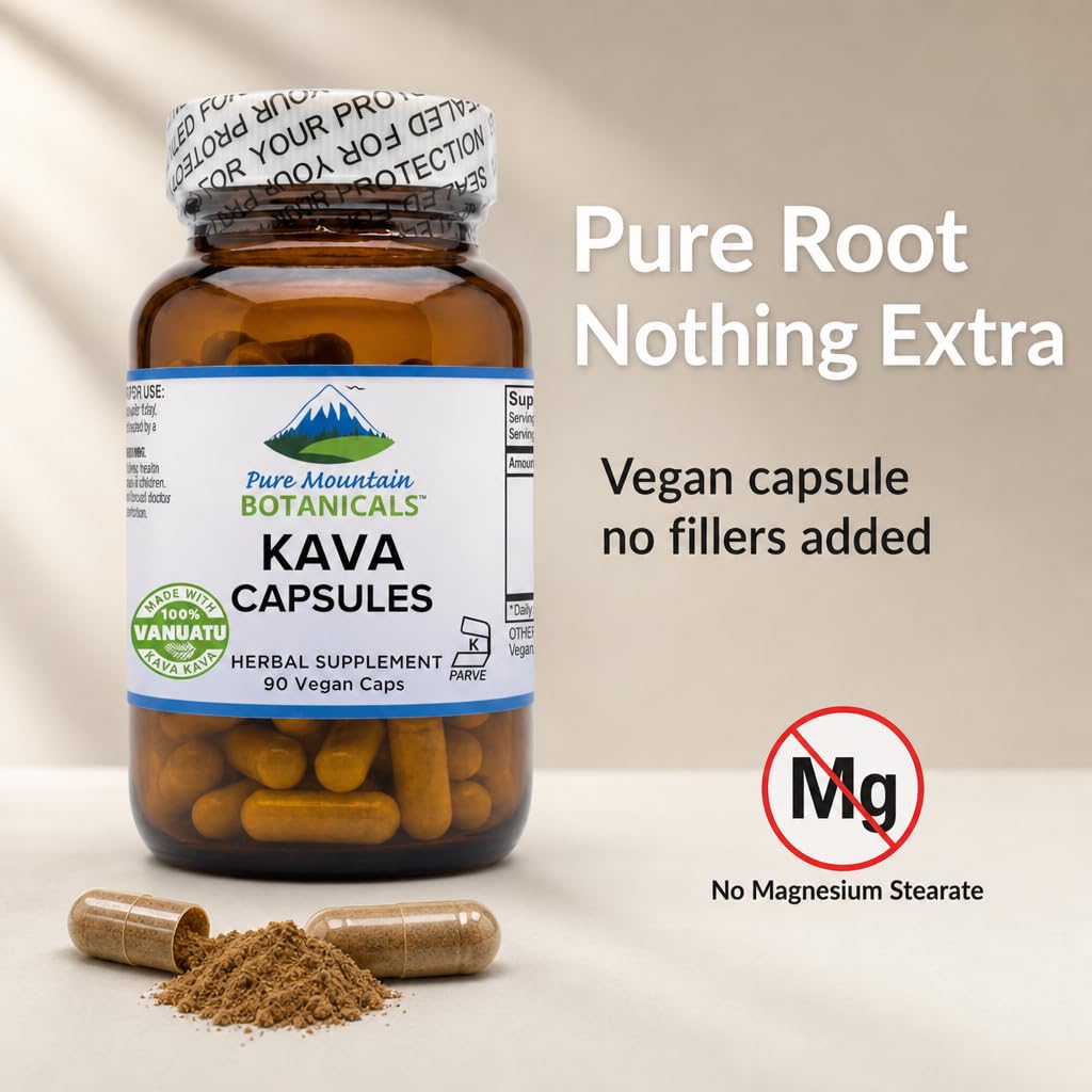 kava kava whole root powder capsules