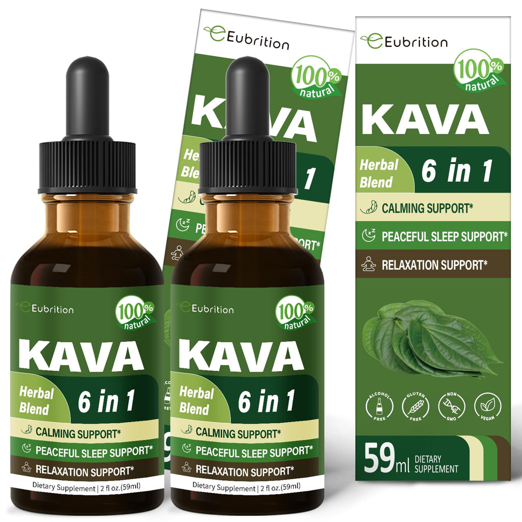 Kava root drops for relaxation