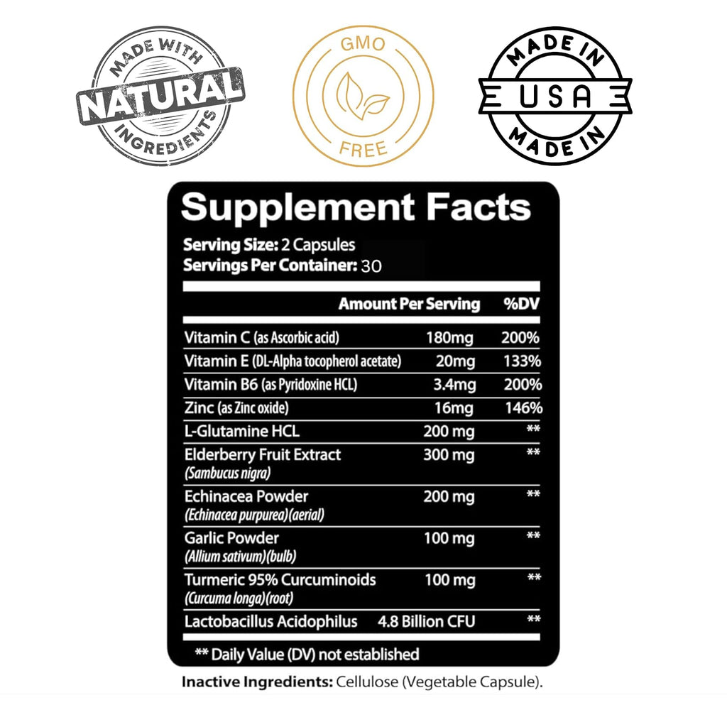 Kaya elderberry capsules for cold relief