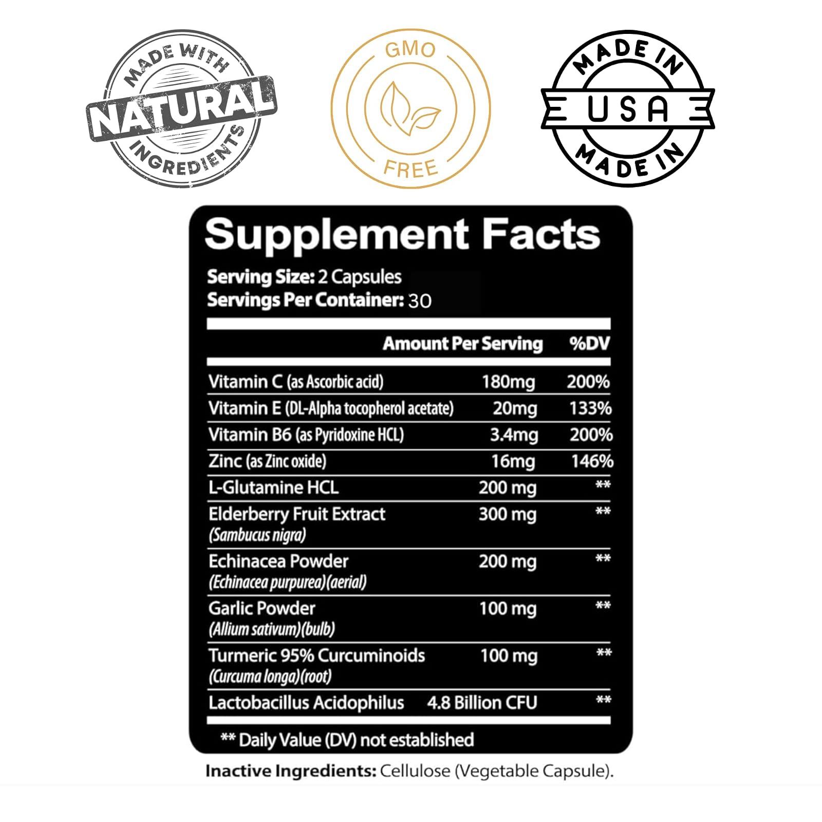 Kaya elderberry capsules for cold relief