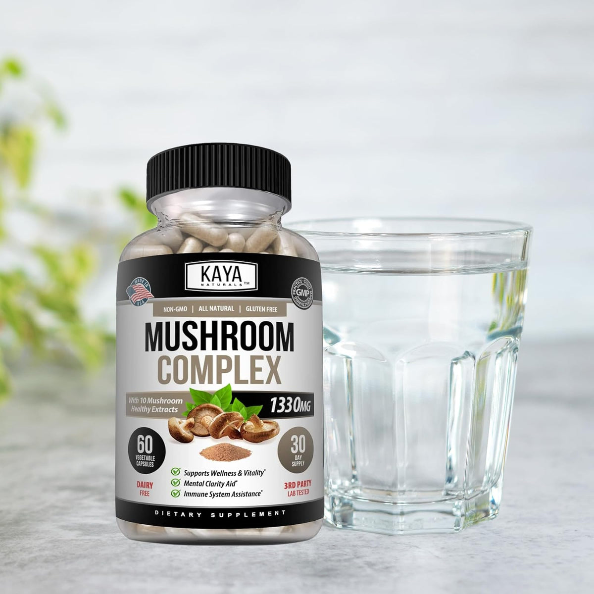 Kaya Naturals 10 mushroom blend benefits