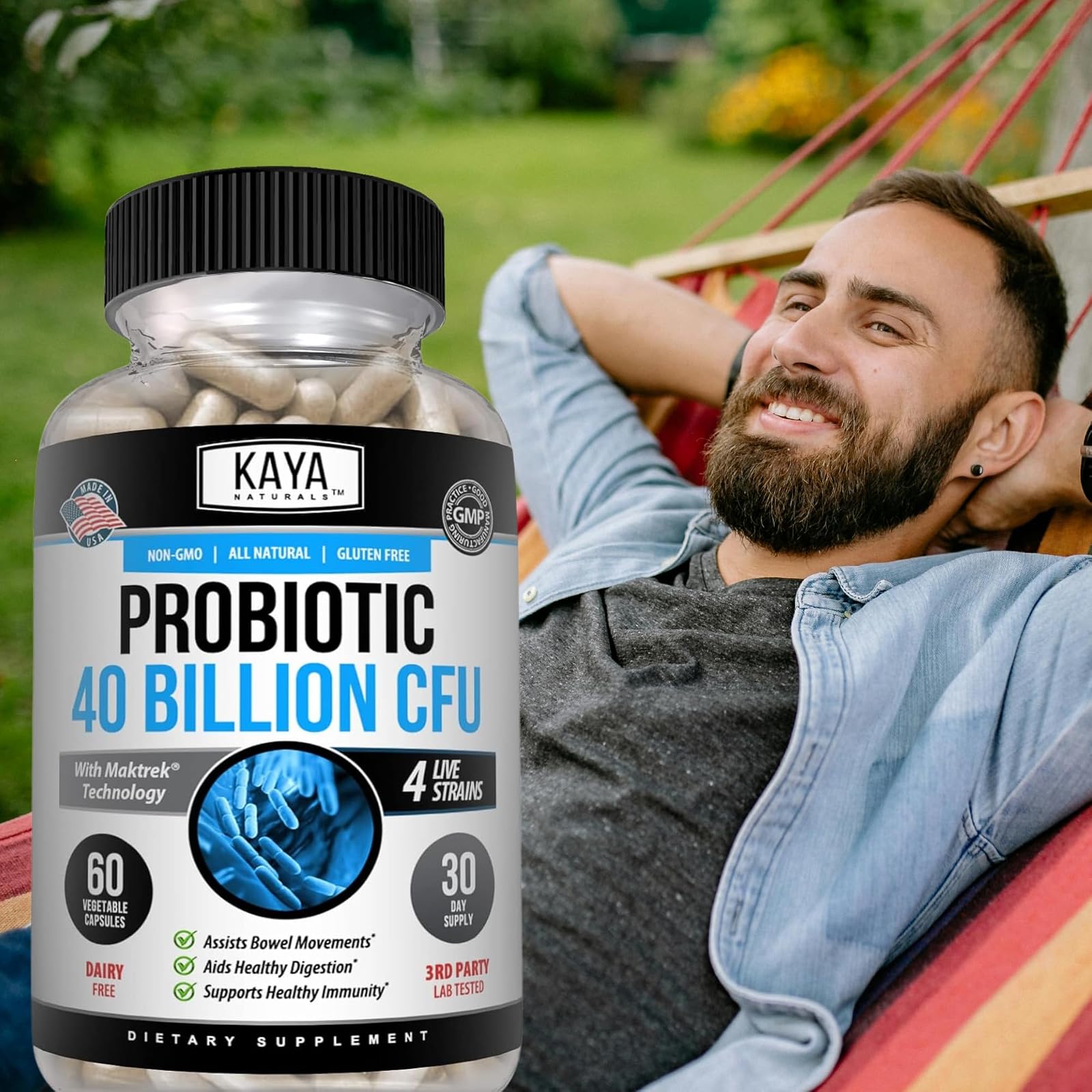 Kaya Naturals 40 billion CFU for overall health