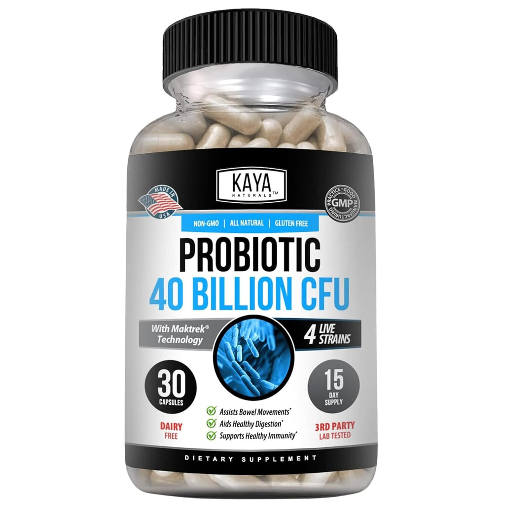Kaya Naturals 40 billion CFU probiotics