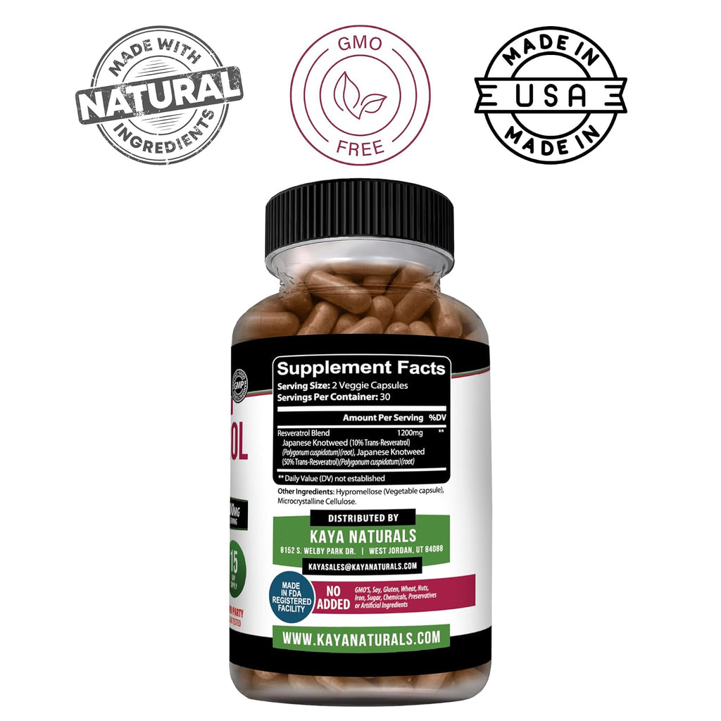 Kaya Naturals 60 veggie capsules