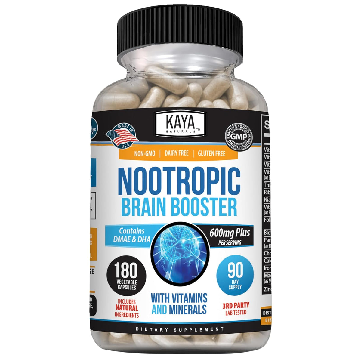 Kaya Naturals brain booster capsules