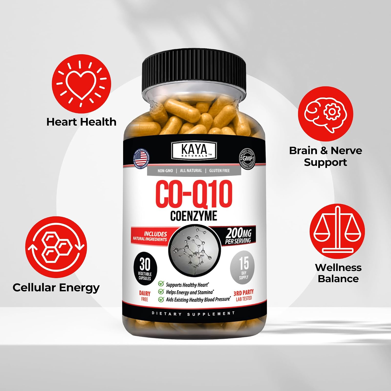 Kaya Naturals CoQ10 immune booster