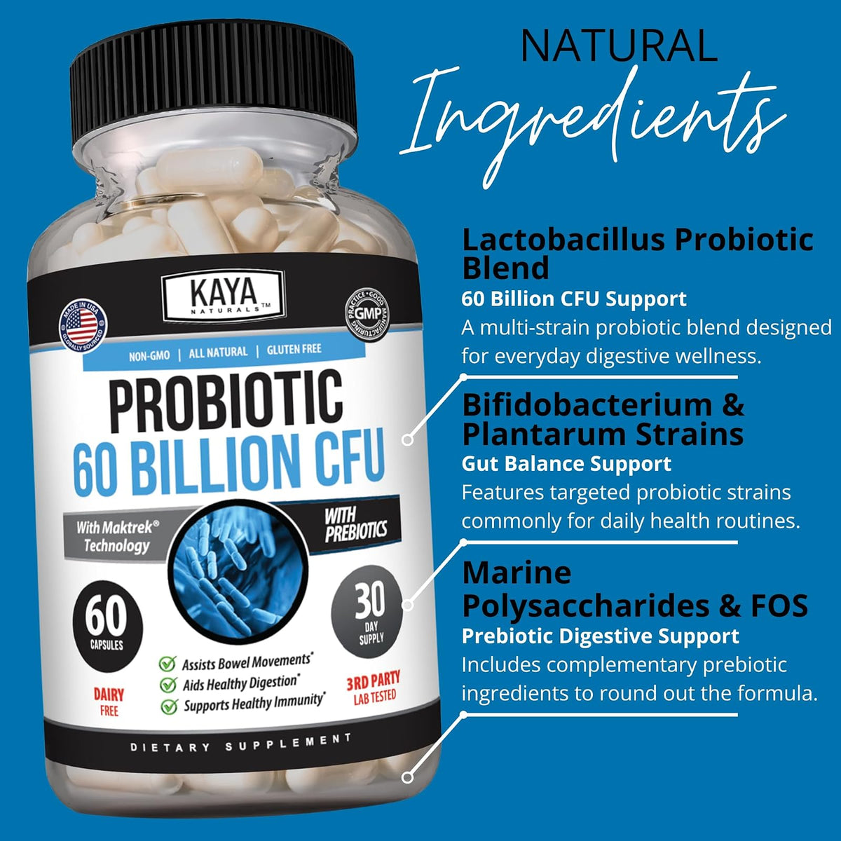 Kaya Naturals daily probiotic