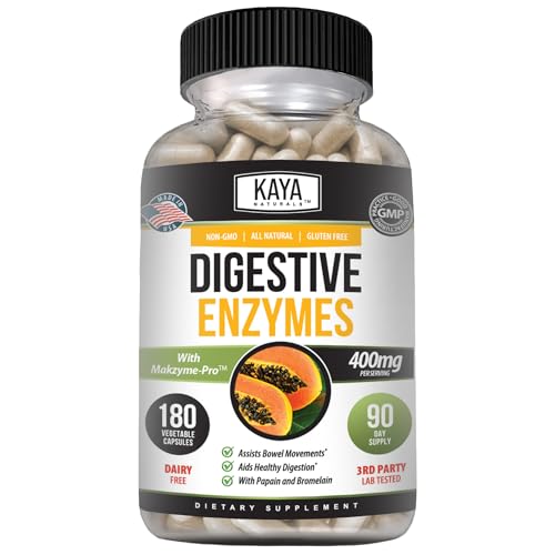 Kaya Naturals digestive enzymes capsules