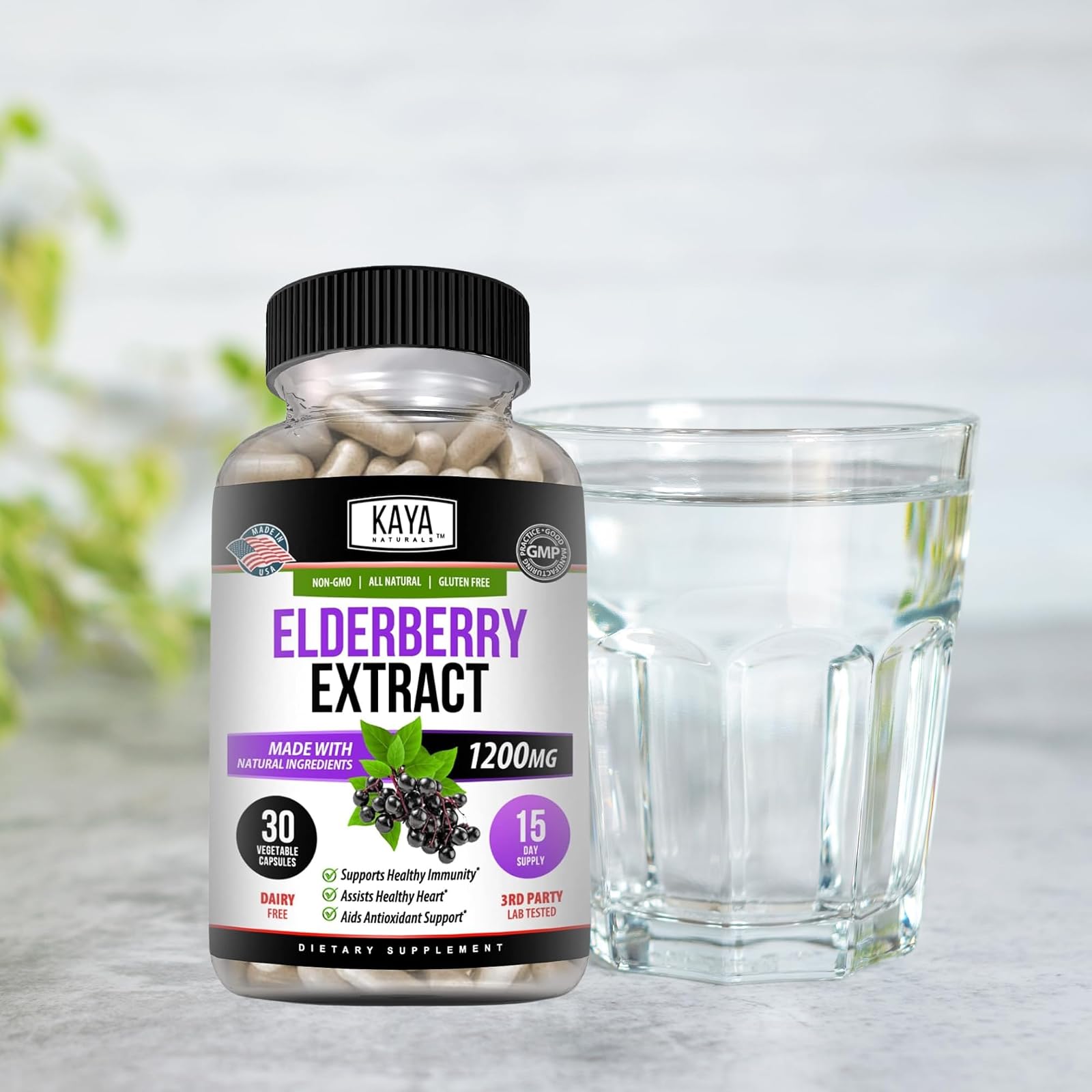 Kaya Naturals elderberry extract dosage