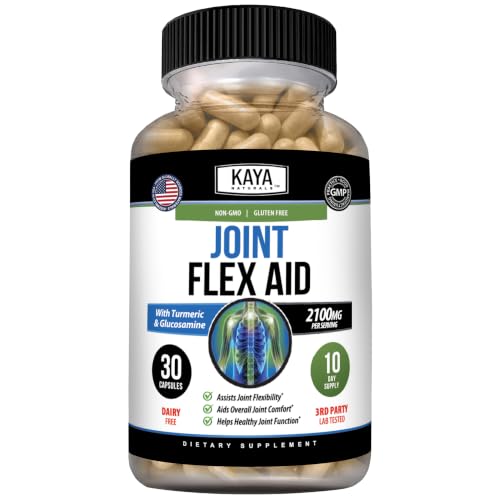 Kaya Naturals Flex Aid capsules for joint health