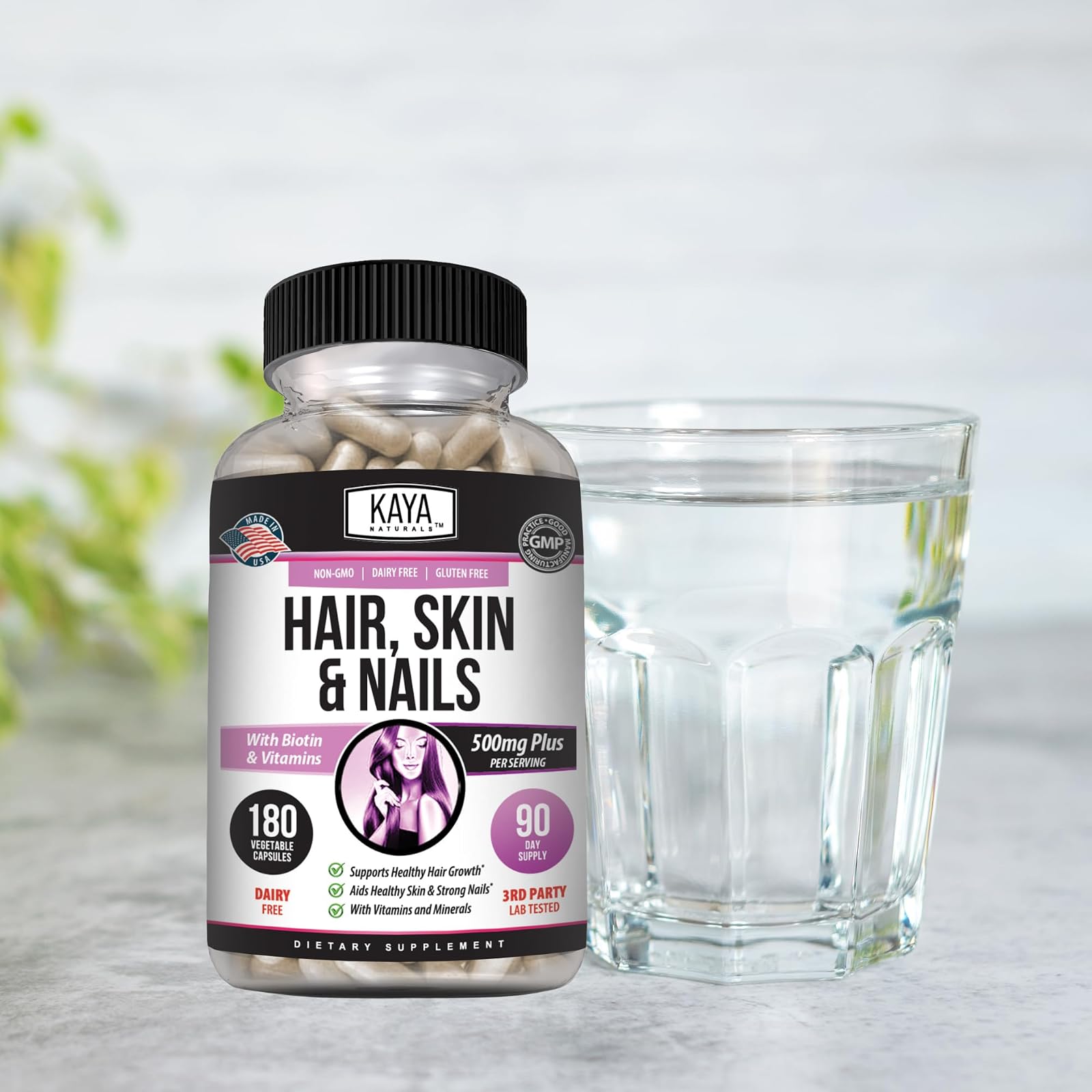 Kaya Naturals hair skin nail formula