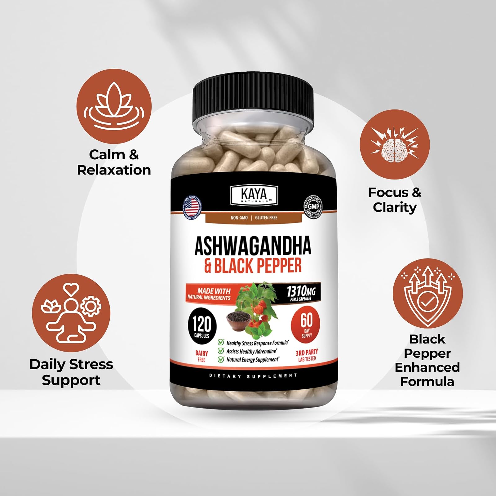 Kaya Naturals herbal capsules for wellness