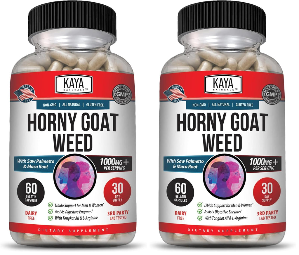Kaya Naturals Horny Goat Weed capsules