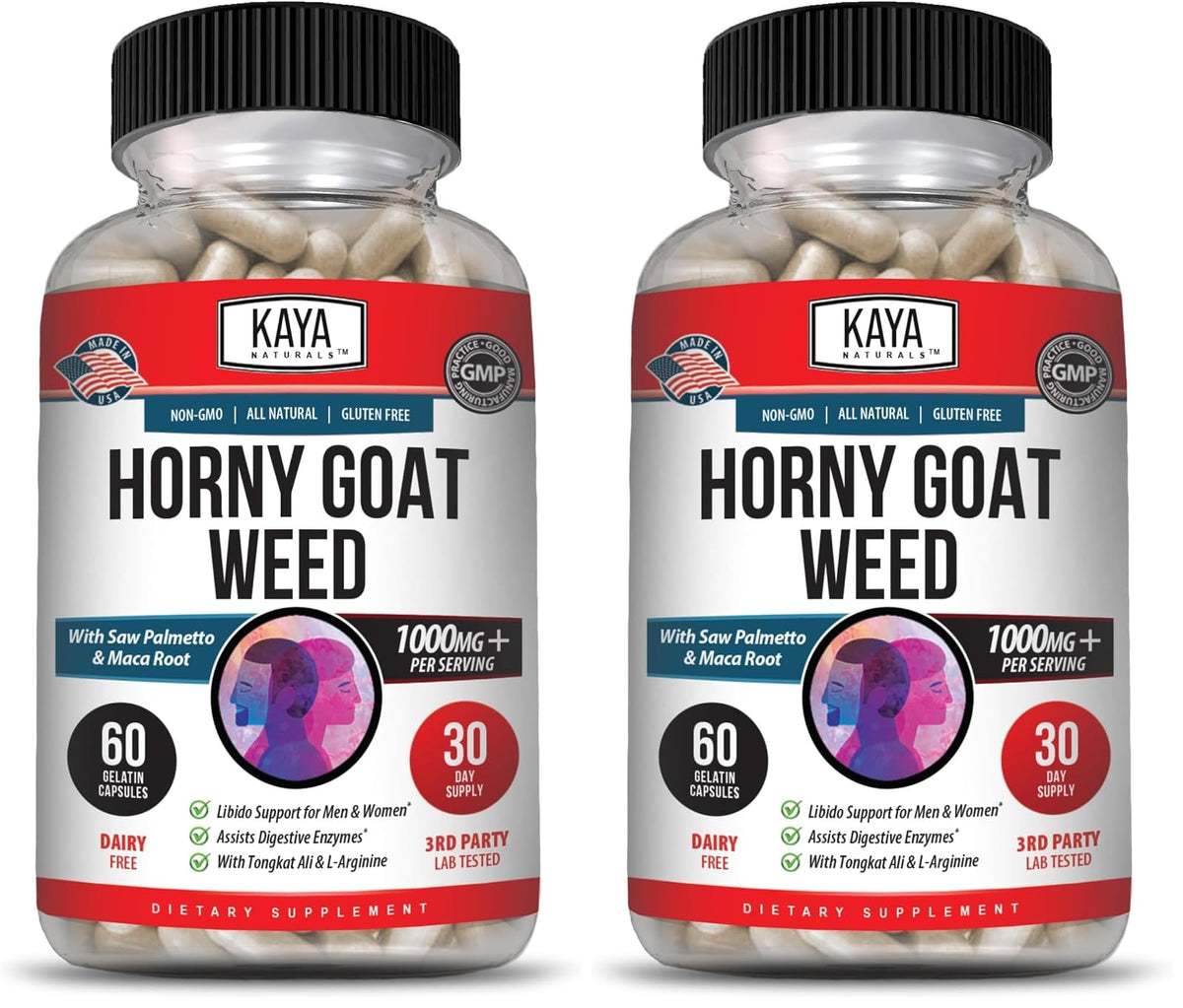 Kaya Naturals Horny Goat Weed capsules