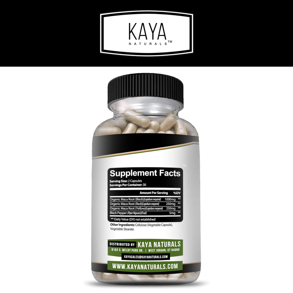 Kaya Naturals MACA benefits