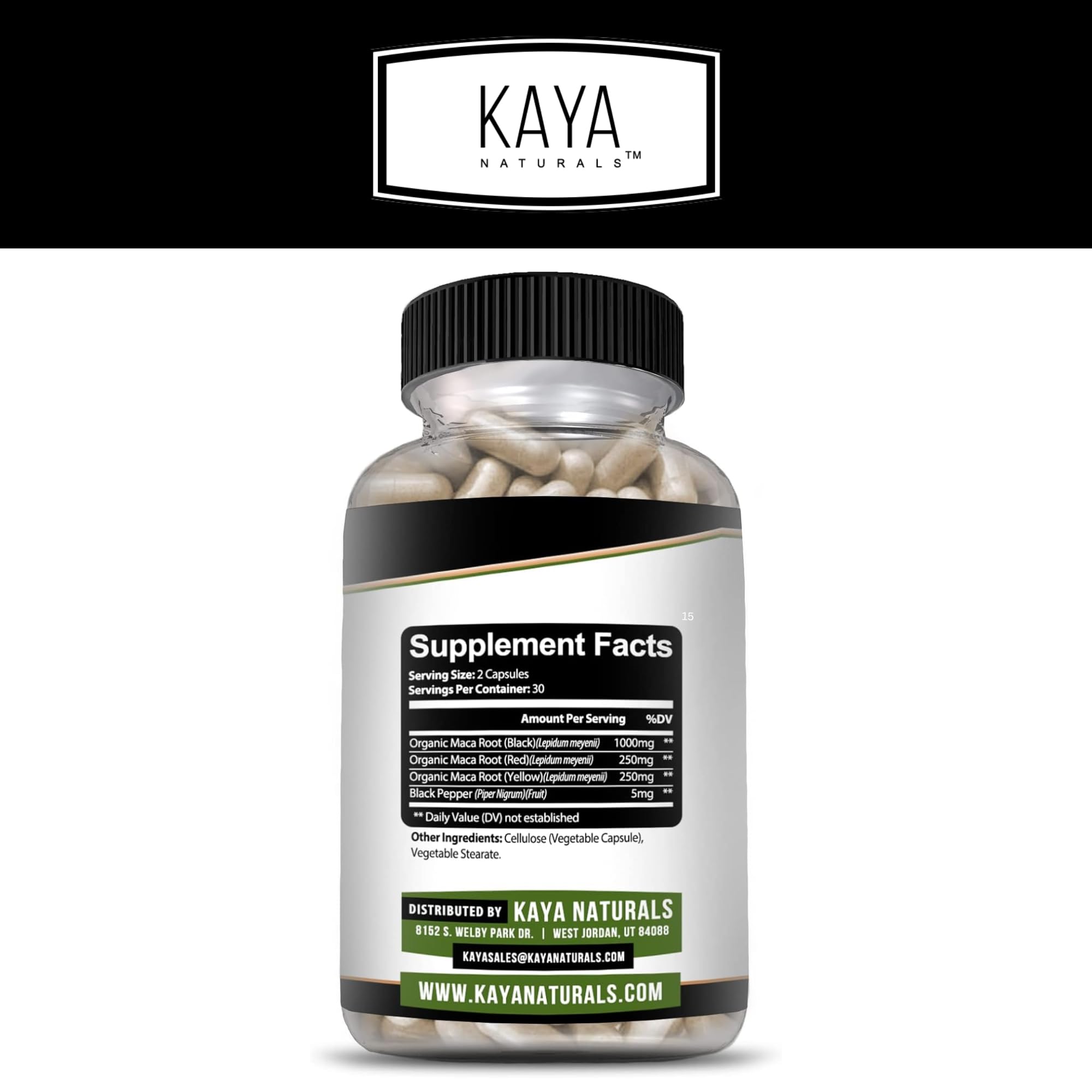 Kaya Naturals MACA benefits