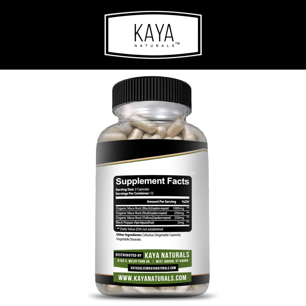 Kaya Naturals MACA benefits