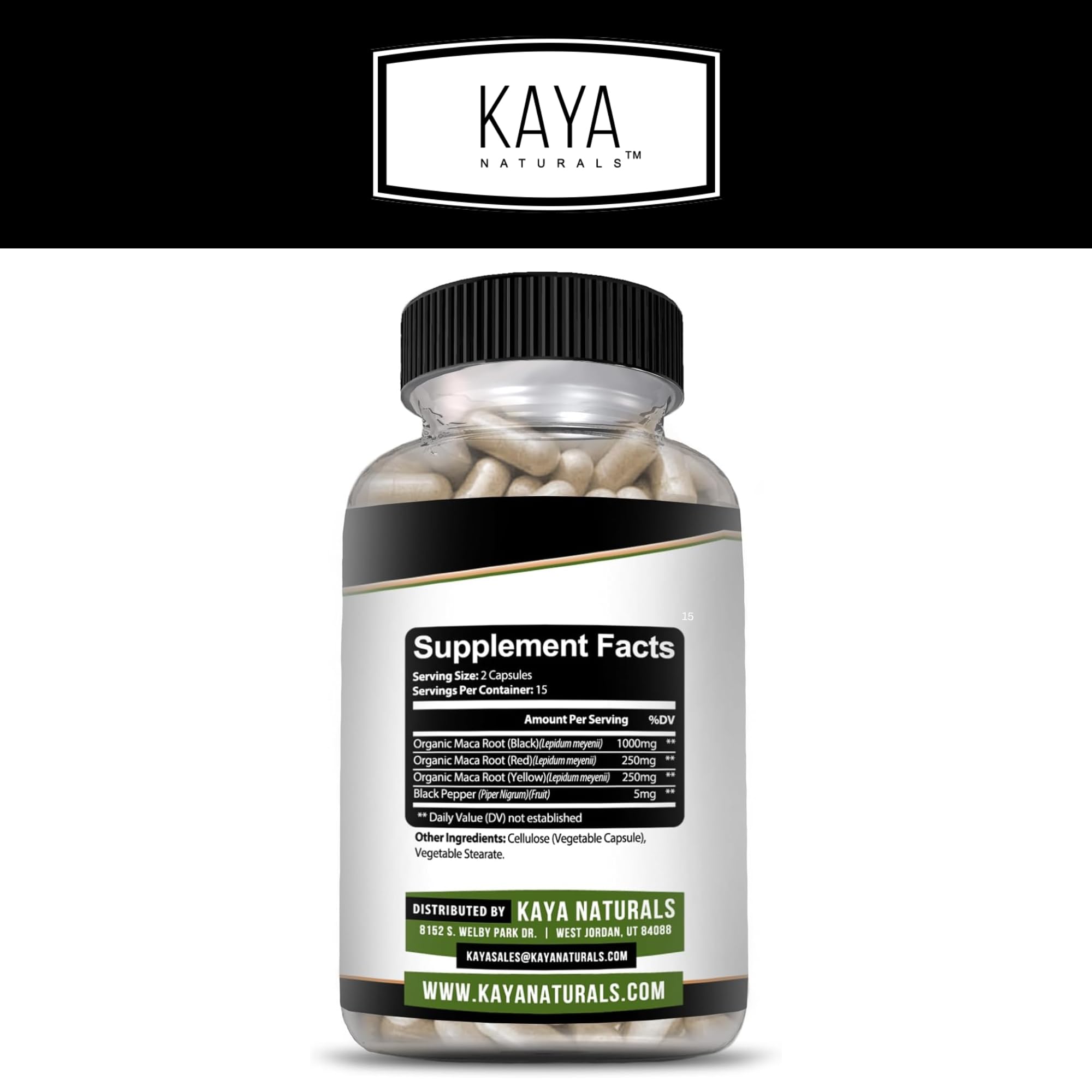 Kaya Naturals MACA benefits