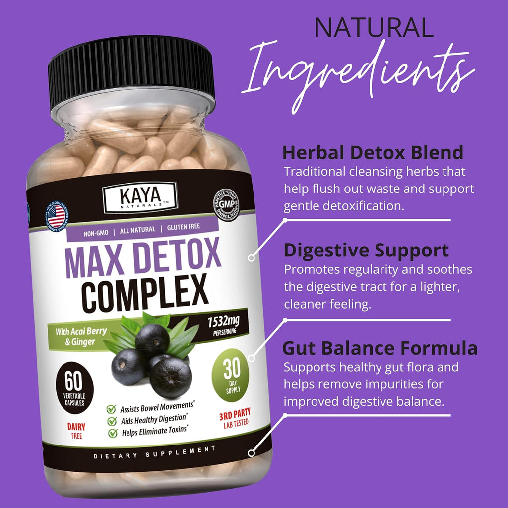 Kaya Naturals MaxDetox for digestion