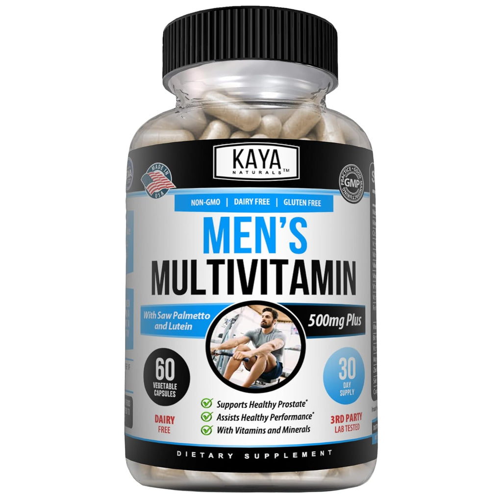 Kaya Naturals men's multivitamin capsules