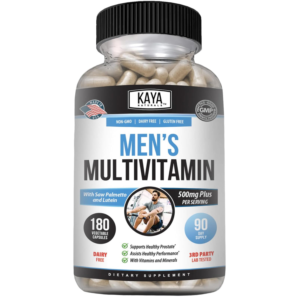 Kaya Naturals men's multivitamin capsules