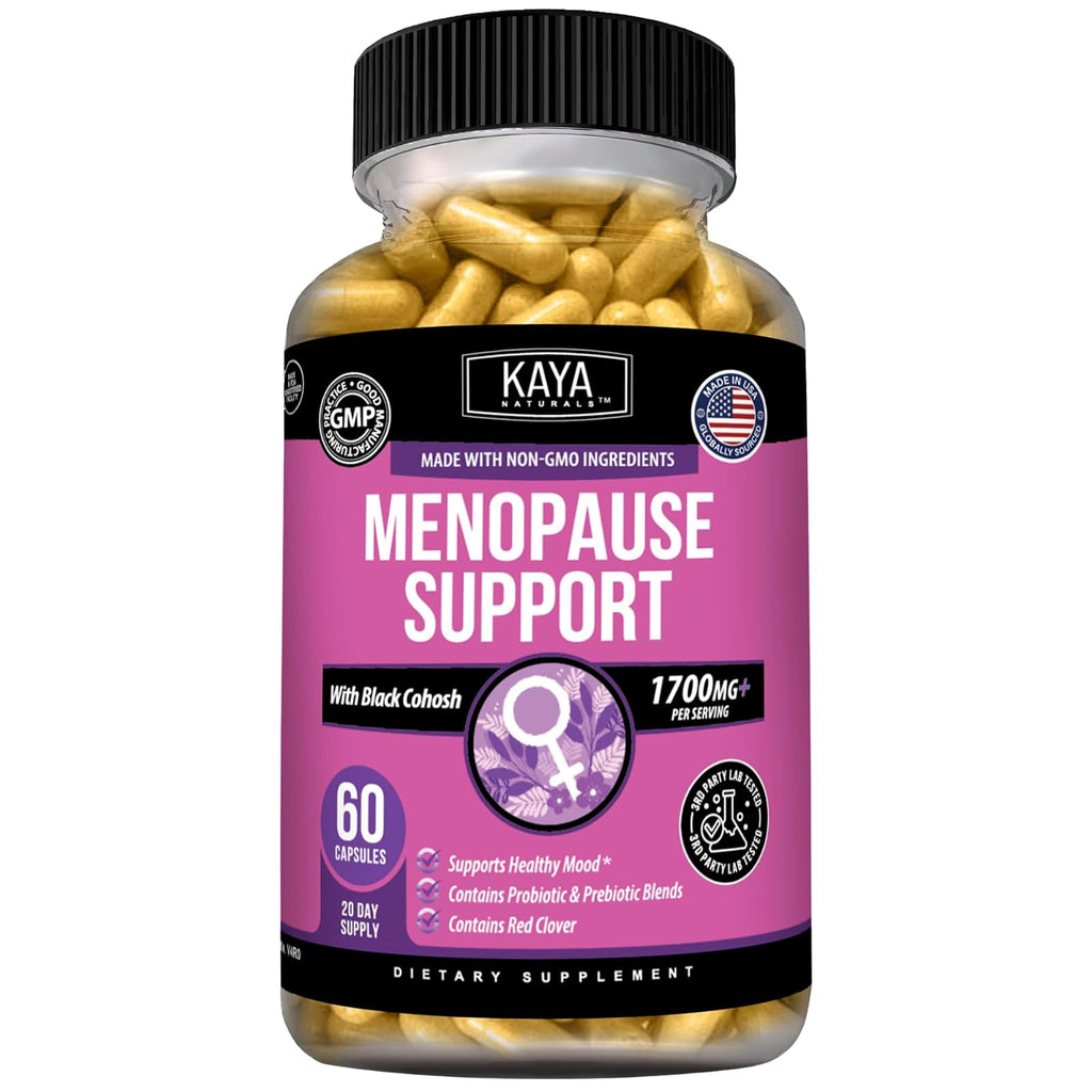 Kaya Naturals menopause support capsules