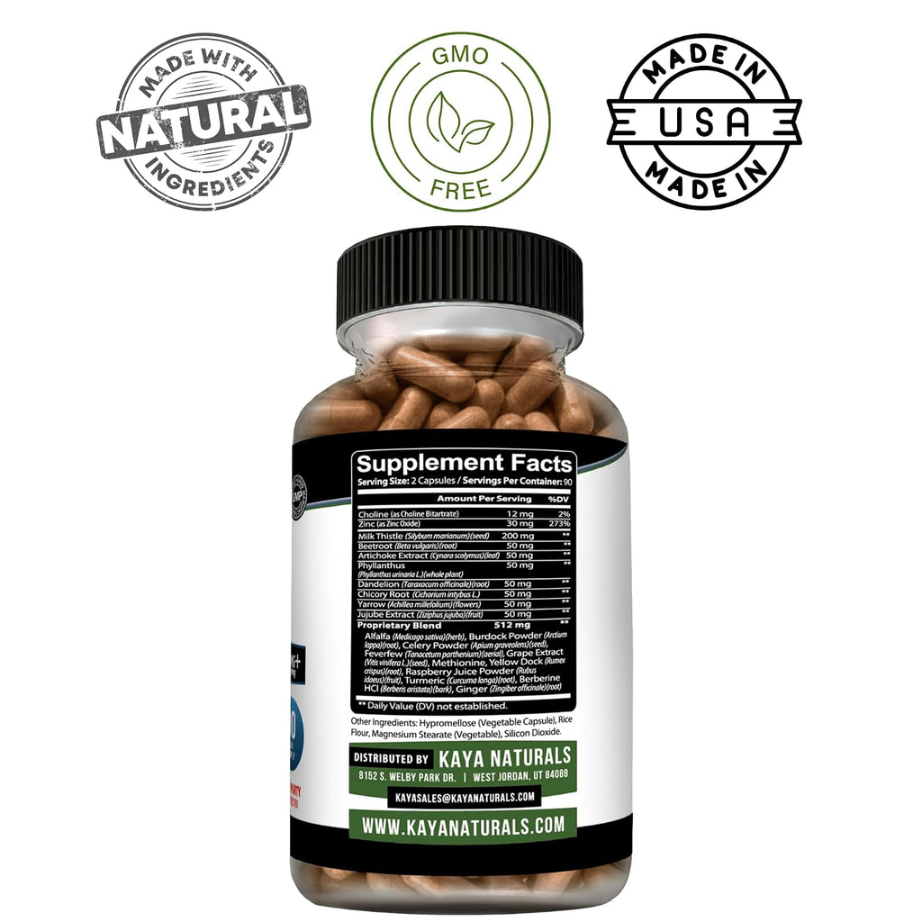 Kaya Naturals milk thistle benefits