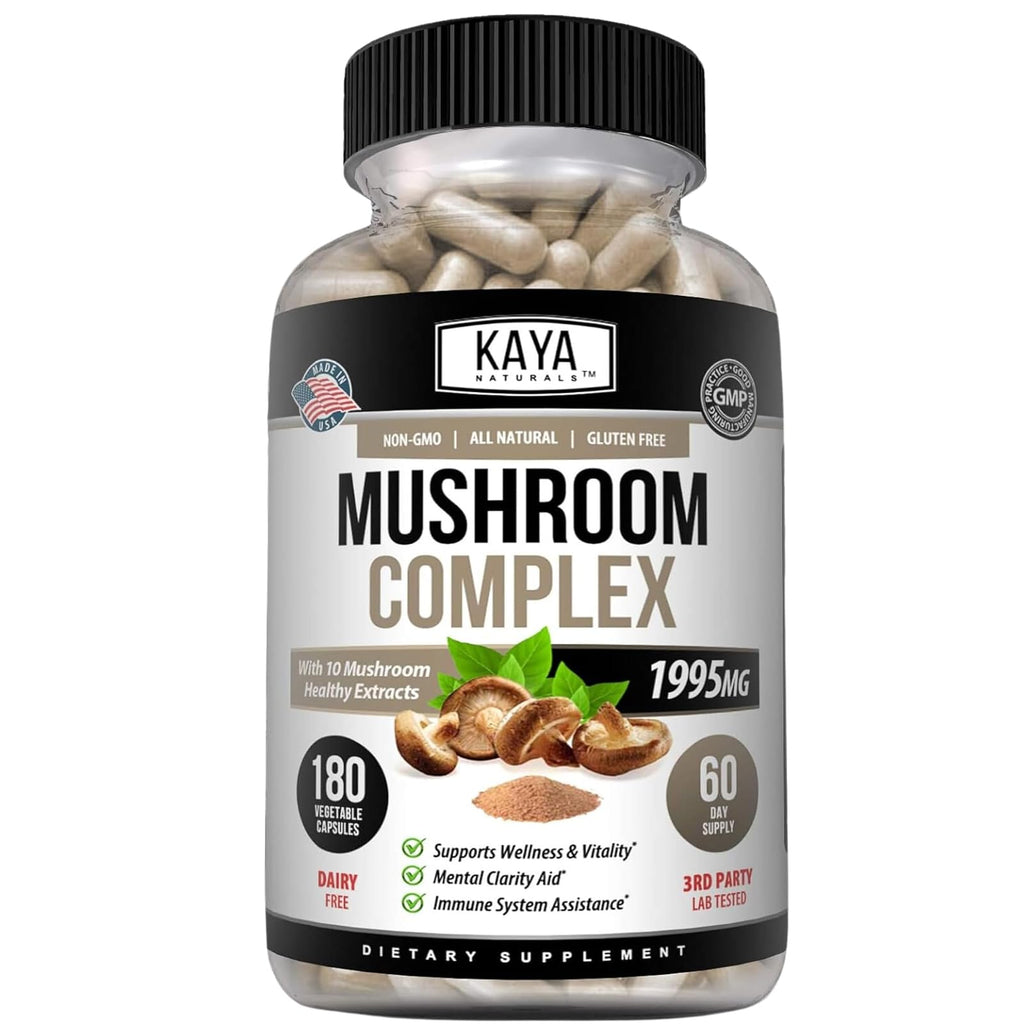 Kaya Naturals mushroom blends for immunity