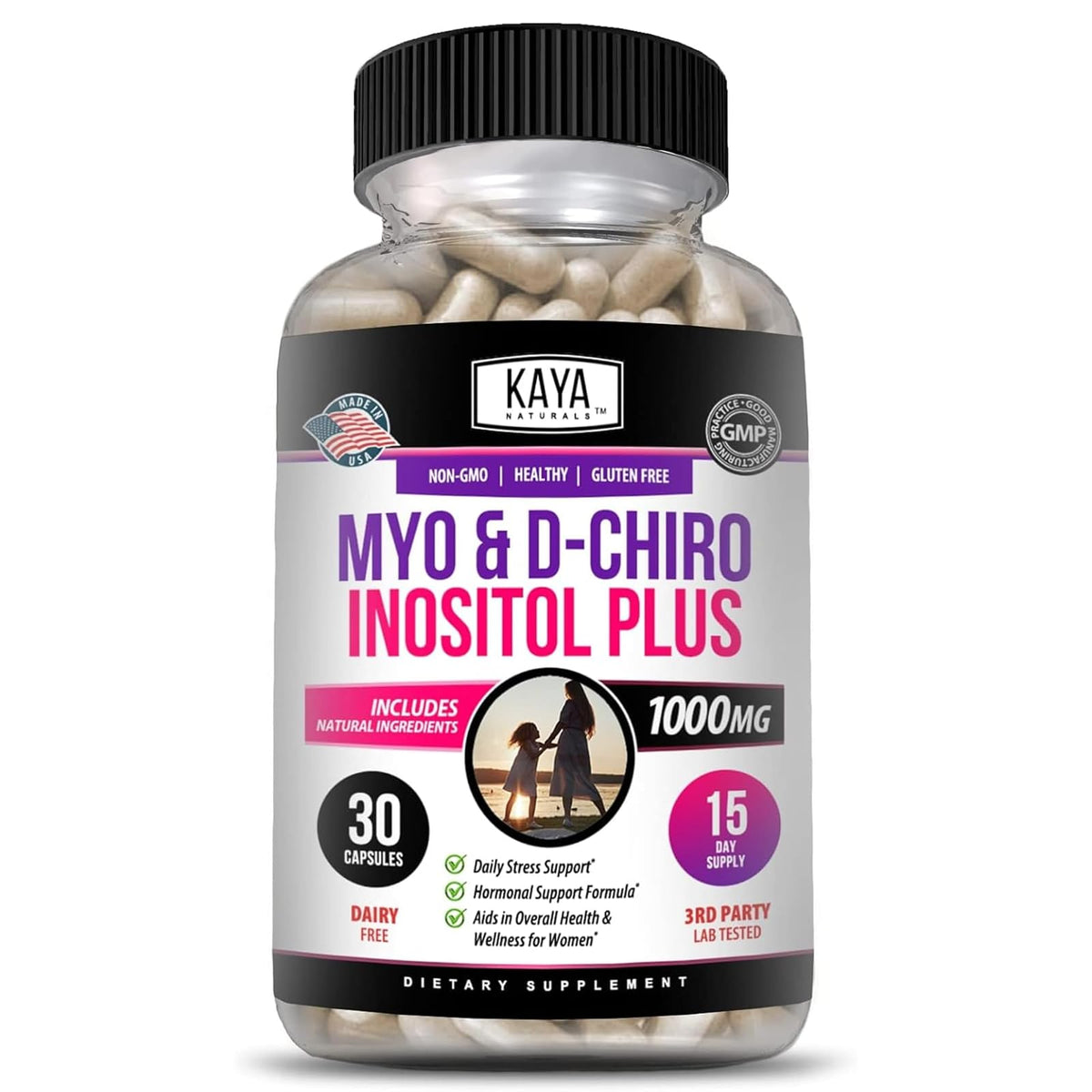 Kaya Naturals Myo & D-Chiro Inositol benefits