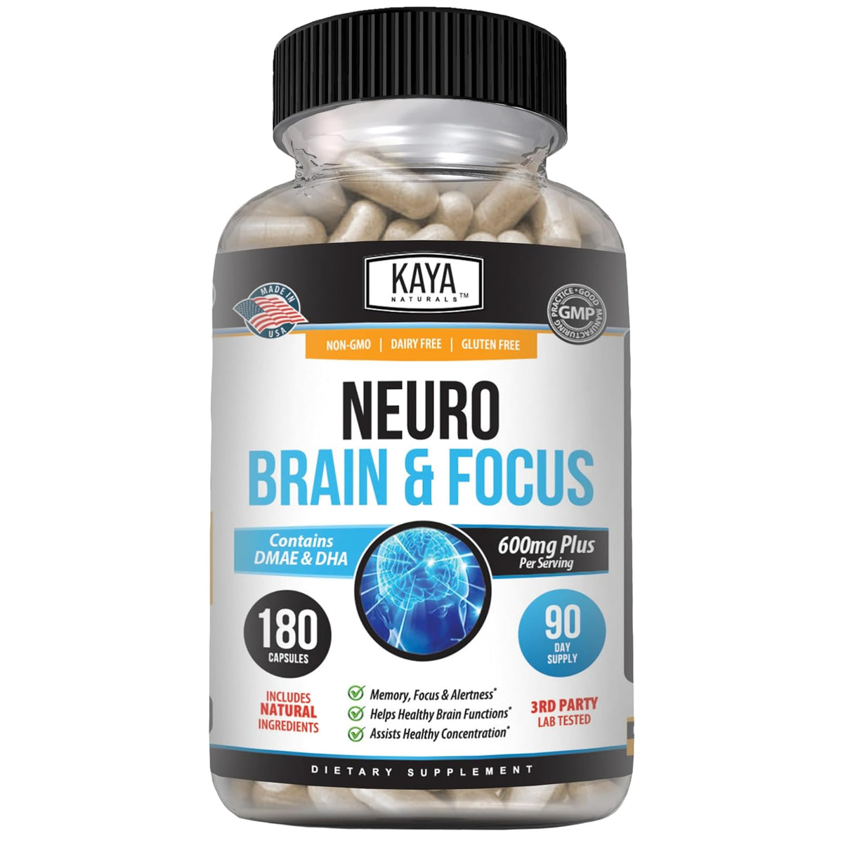 Kaya Naturals Neuro Brain support